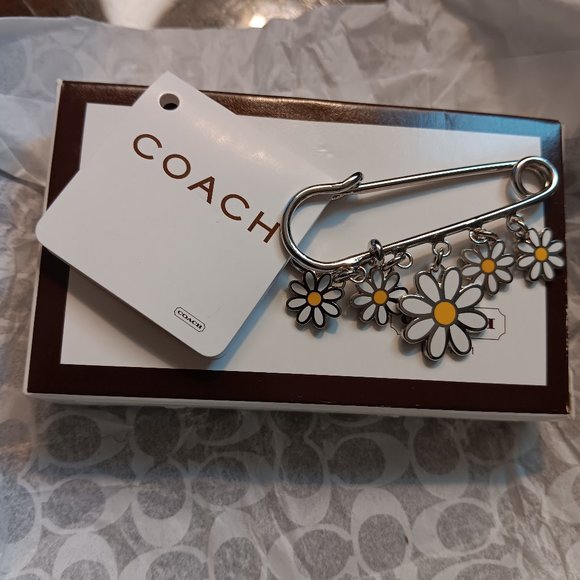 Coach | Accessories | Nwt Coach Daisy Kilt Pin Authentic In Box | Poshmark